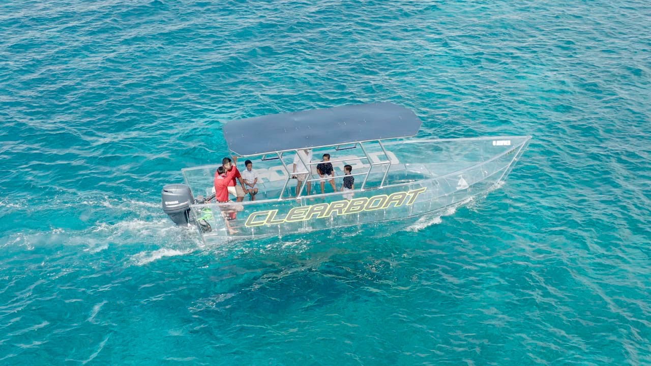 Clear Boat Cozumel - YouTube