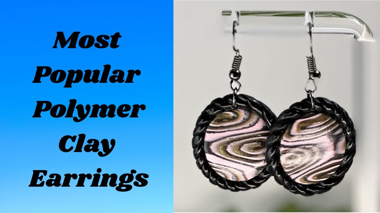 Most Popular Polymer Clay Earrings Now - YouTube
