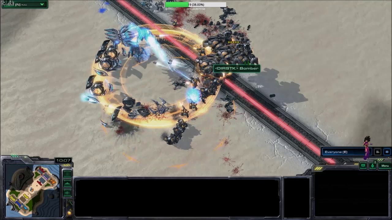 SC2 - Direct Strike - std - Tournament #5 Finals - Game 1 - YouTube