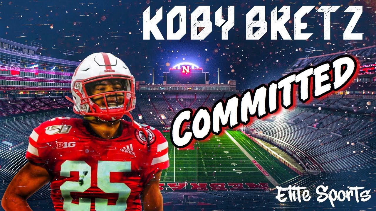 Nebraska Football 3-Star Commit Koby Bretz ULTIMATE Highlights!! - YouTube