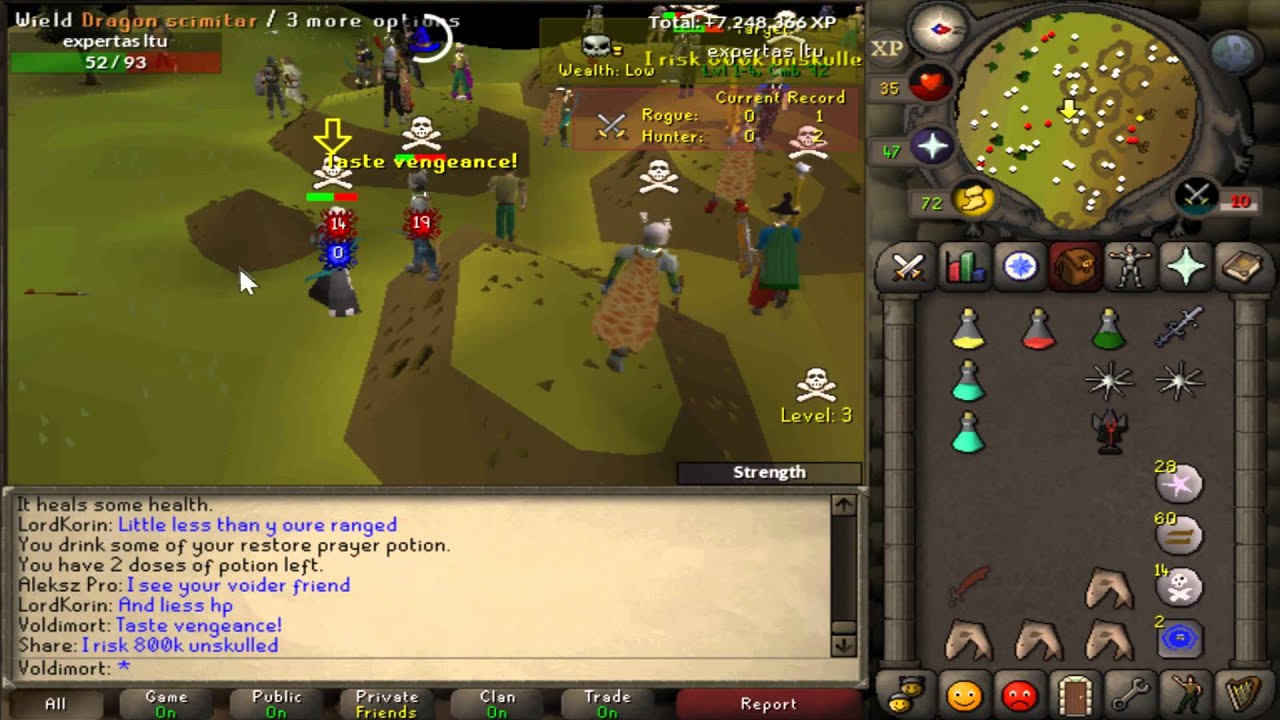 I GOT 70 DEFENCE - Final night of Zerker Pking | RuneScape 2007 - YouTube