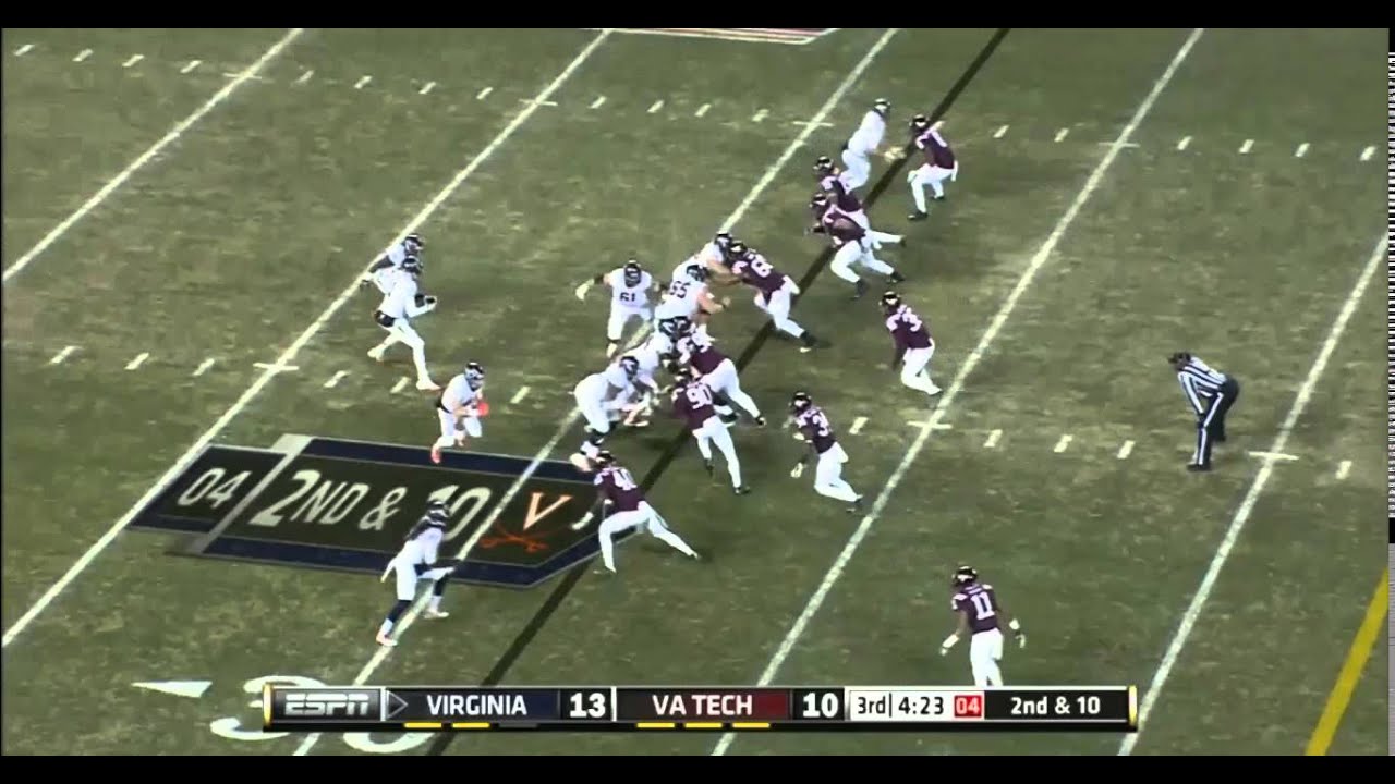 Pancake block on 40 in VT game - YouTube