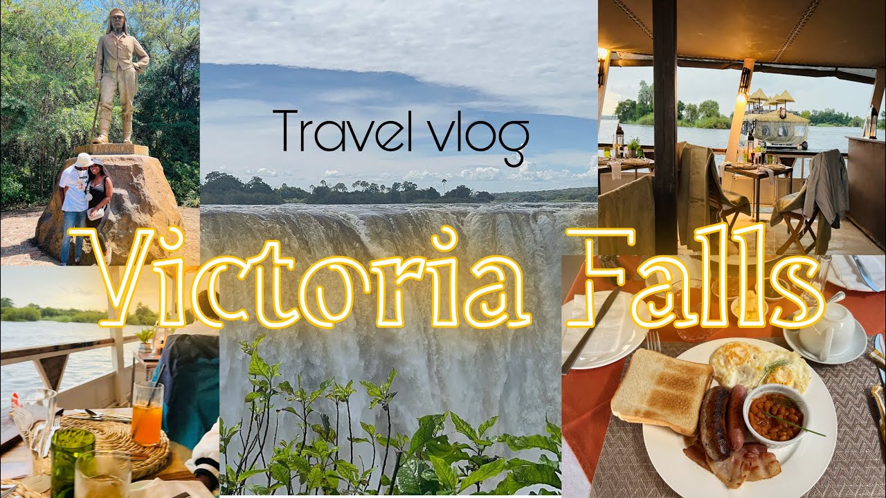 Victoria Falls vlog Part 1 :sunset cruise,the statue of David ...