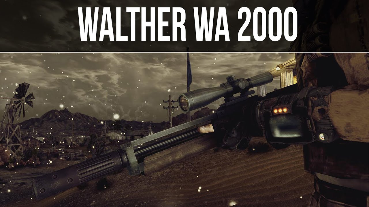 Walther WA 2000 - Fallout New Vegas - Mod Spotlight - YouTube