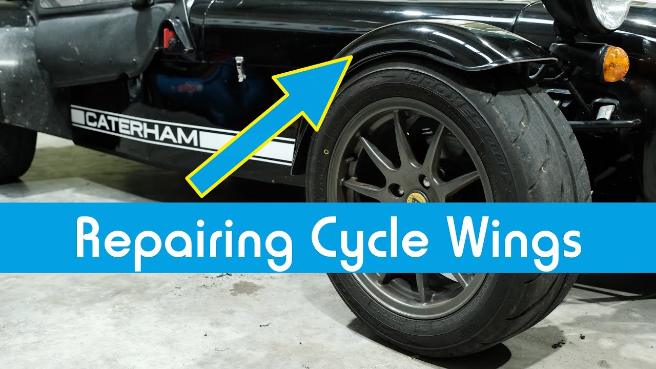 How to remove and fit Caterham cycle wings - YouTube