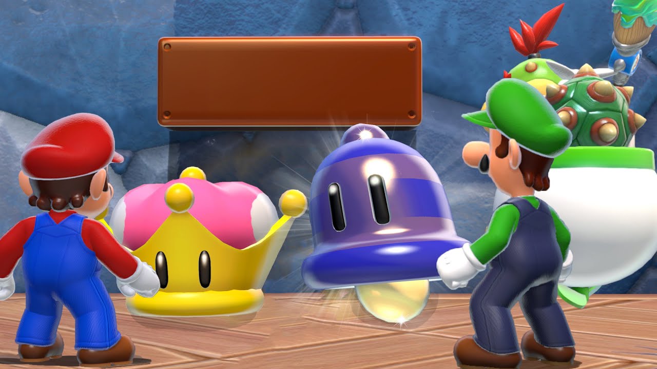 What happens when Mario & Luigi use the Blue Cat Bell and Super Crown ...