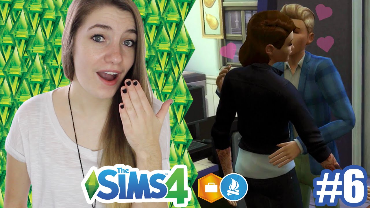FIRST KISS! // Let's Play The Sims 4 - Ep #6 - YouTube