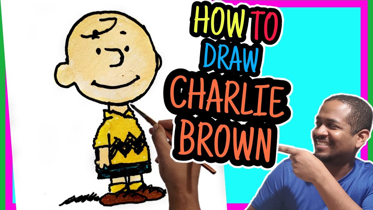 How To Draw Charlie Brown Easy - YouTube