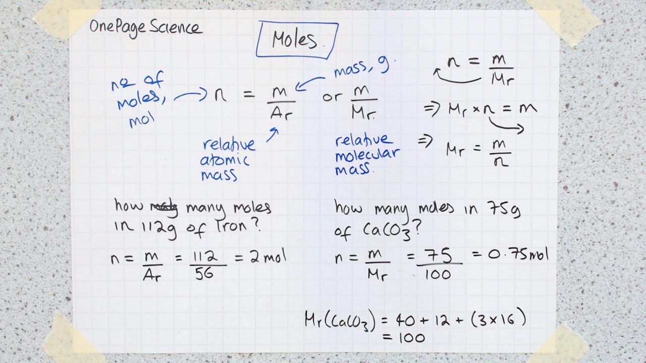 Moles Calculations GCSE AQA C2a YouTube moles-calculations-gcse-aqa-c2a-youtube