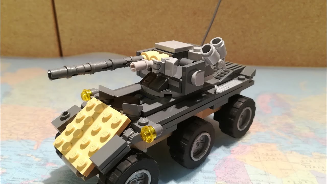 Aggressive Reconnaissance : LEGO Armoured Car (Raven) - YouTube
