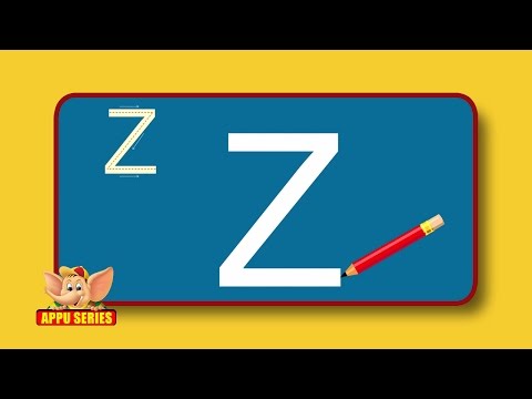 Learn Alphabets - Letter Z
