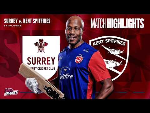 🎥 Highlights | Surrey vs. Kent Spitfires