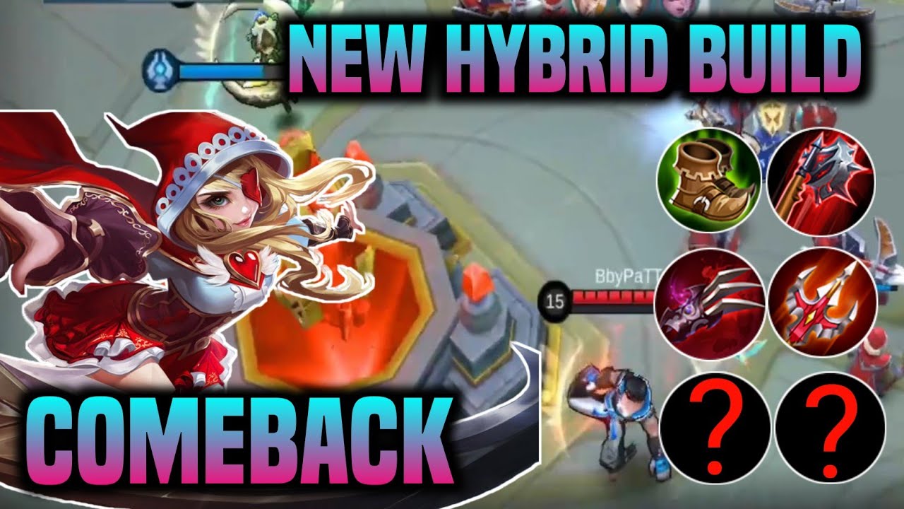 NEW HYBRID BUILD RUBY LIFESTEAL || INSANE COMEBACK || MOBILE LEGENDS ...