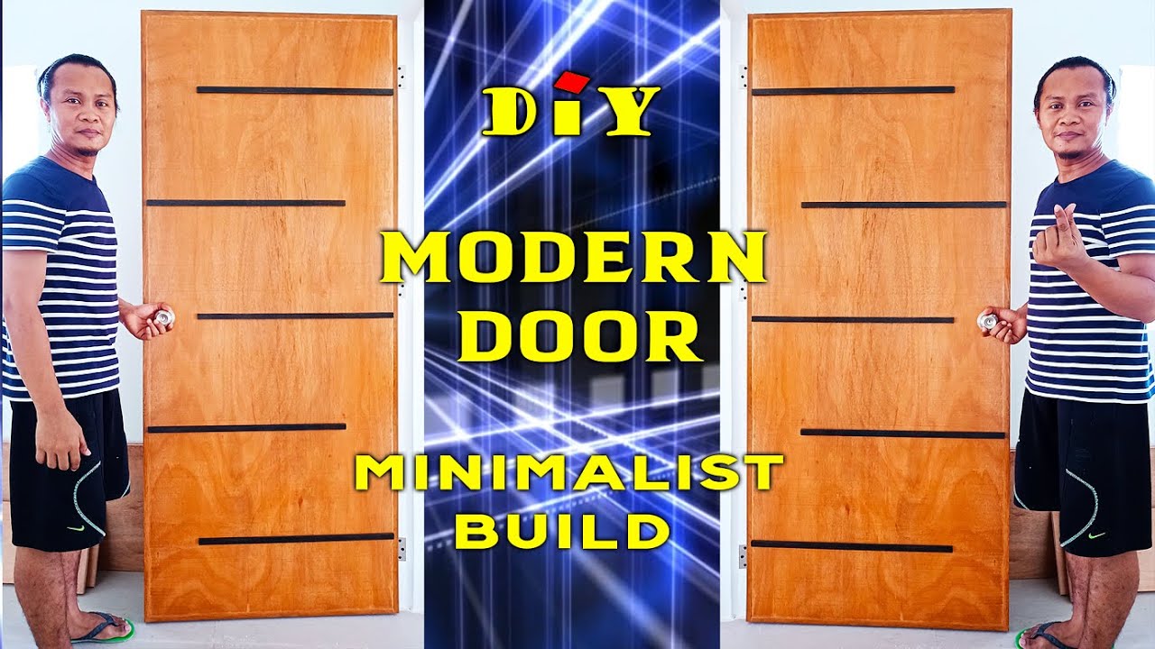 ⭕ Paano Gumawa Ng Pintuan Modernong Disenyo ⦿ DIY Modern Door Design #4 ...
