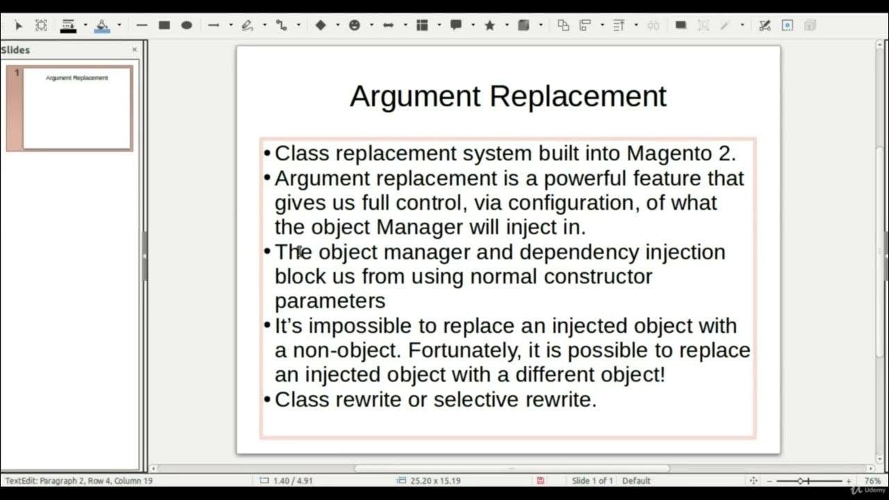 Argument Replacement in Magento 2 - YouTube