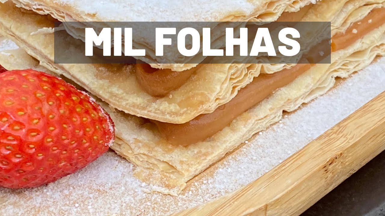 MIL FOLHAS COM CREME DE CONFEITEIRO DE DOCE DE LEITE | Receita Prática ...