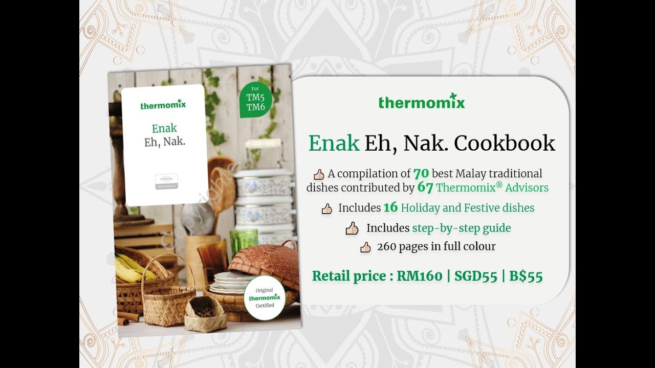 Enak Eh, Nak - New Cookbook Intro - YouTube