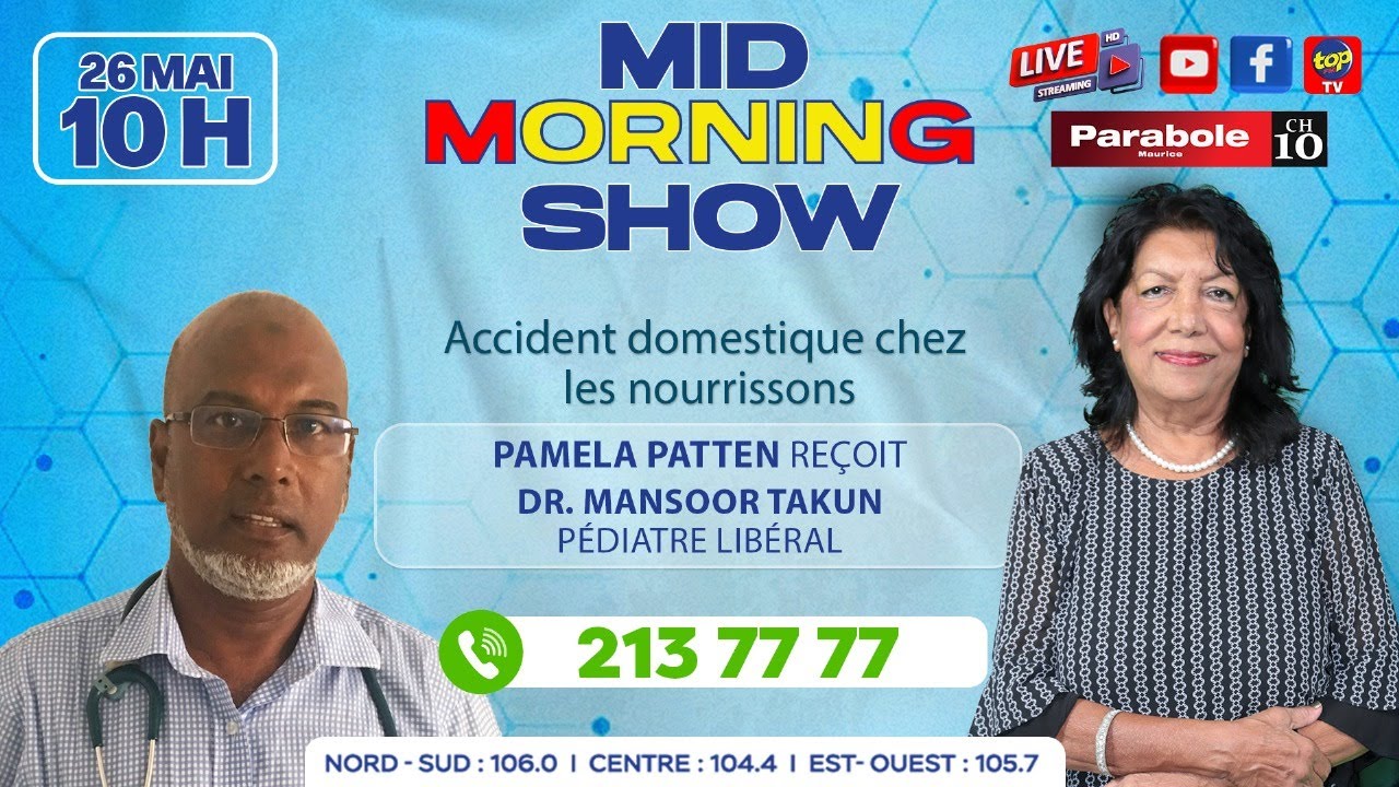 MID MORNING SHOW [ Bb Zone ] Pamela Patten reçoit Dr. Mansoor Takun ...