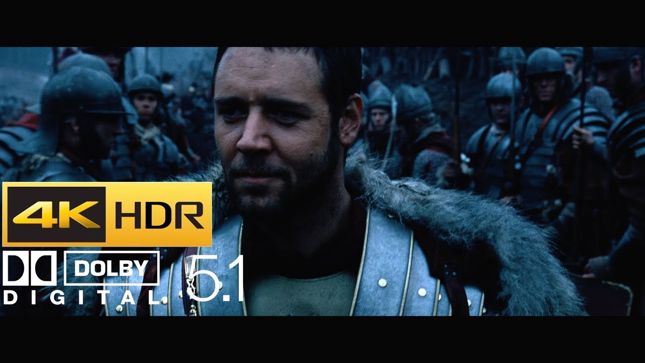 Gladiator - Opening Scene (HDR - 4K - 5.1) - YouTube