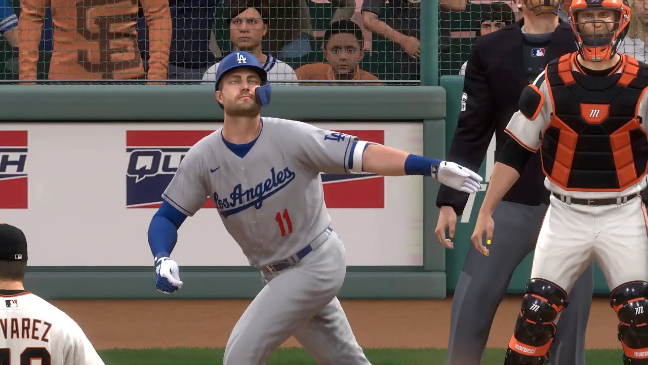 MLB The Show 21 Gameplay | Los Angeles Dodgers vs San Francisco Giants ...