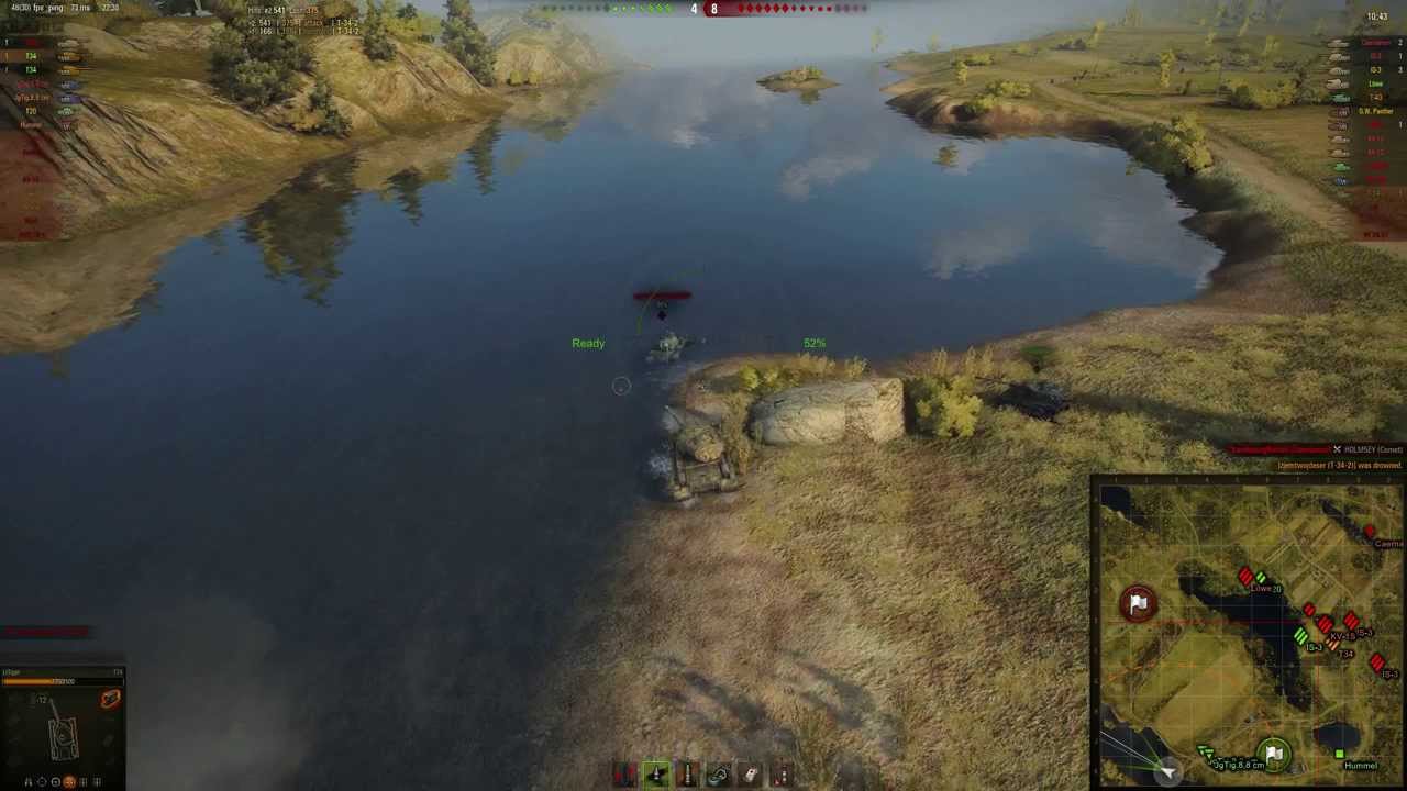 World of Tanks - Drowning the enemy - YouTube