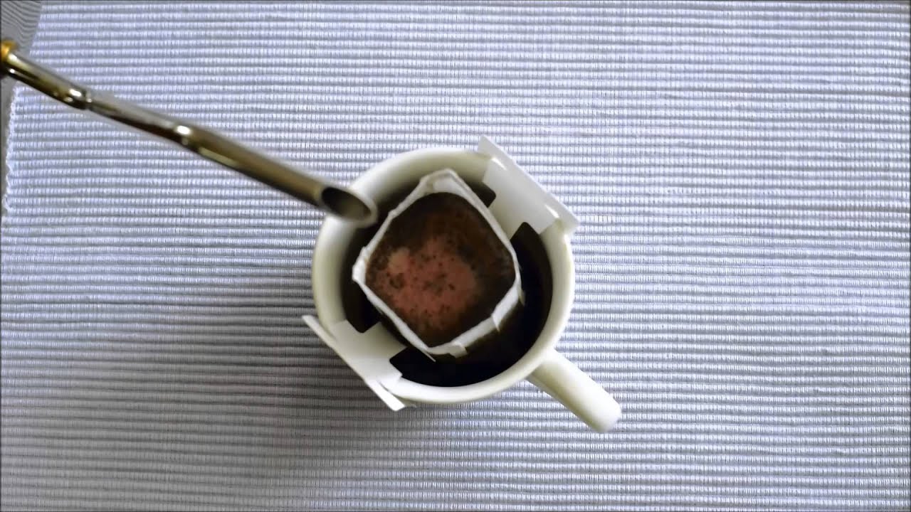 How to Brew Bru Kopi Drip Bag Coffee - YouTube