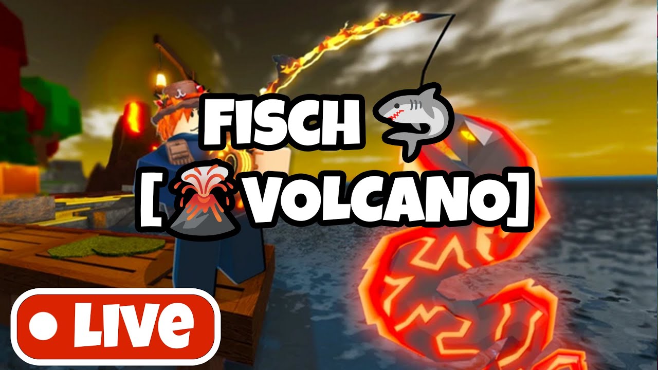 Fisch Grinding for Tempest Rod - Volcano Event🔴 - YouTube