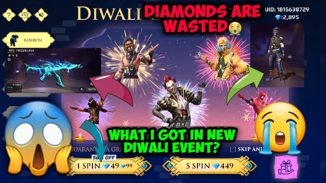 FREE FIRE NEW DIWALI CARNIVAL EVENT – FREE FIRE NEW EVENT |NEW DIWALI ...