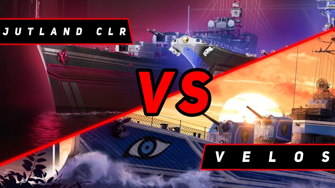 ЭСМИНЕЦ JUTLAND CLR VS VELOS! ЧТО ОКАЖЕТСЯ СИЛЬНЕЕ?! VKPLAY TWITCH TROVO YOUTUBE МИР КОРАБЛЕЙ ...