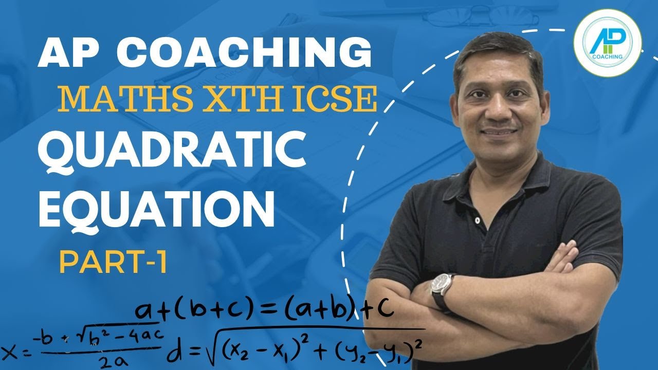 ICSEBOARD|2024 PREPERATION|ALGEBRA|QUADRATIC EQUATION|CONCISE ...