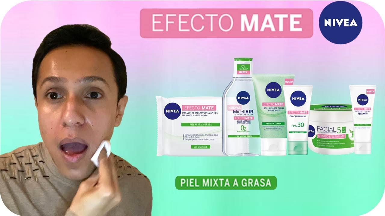 Nivea Efecto Mate 💆‍♂ - YouTube