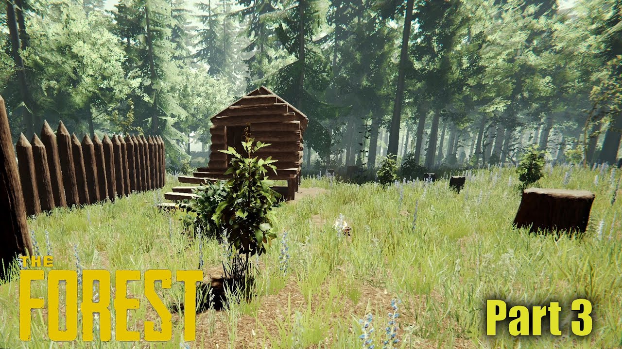 BUILDING A BASE (Sort Of) | The Forest - YouTube