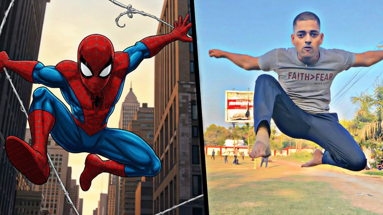 Stunts From Spiderman In Real Life (Ultimate Spider-Man)" - YouTube
