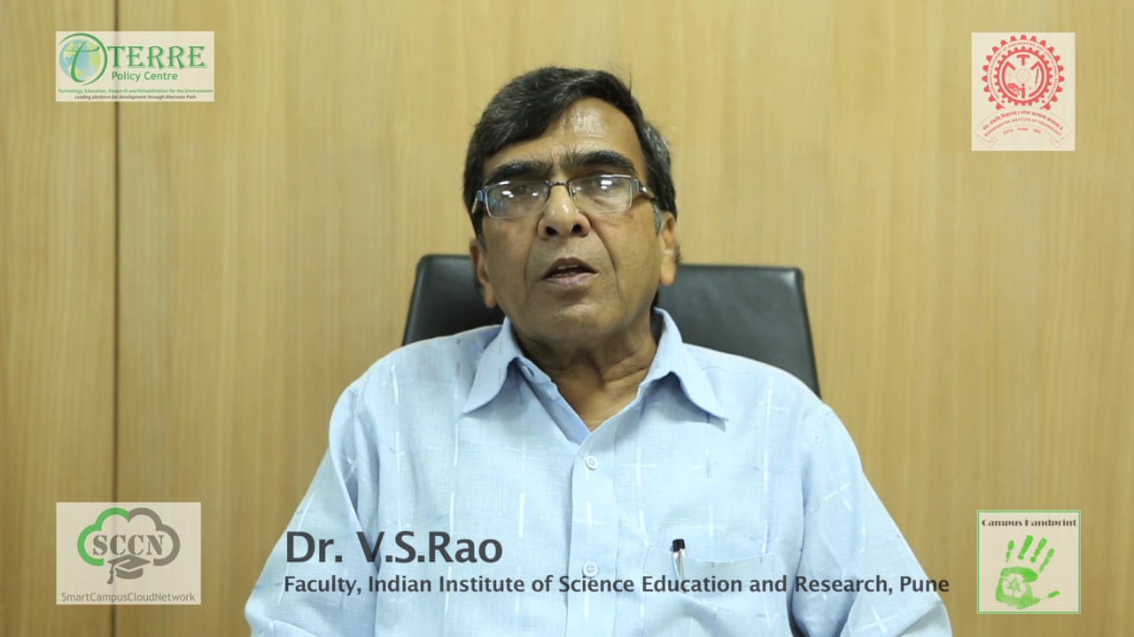 Dr. V S Rao, Faculty IISER - YouTube