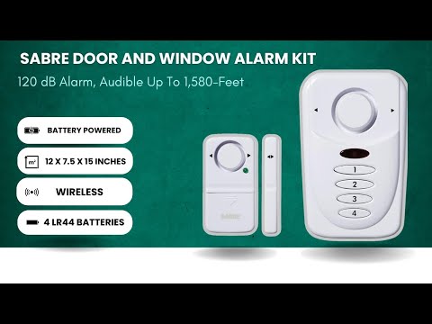 The Best Home Security System on 2024 | SABRE Door and Window Alarm Kit ...