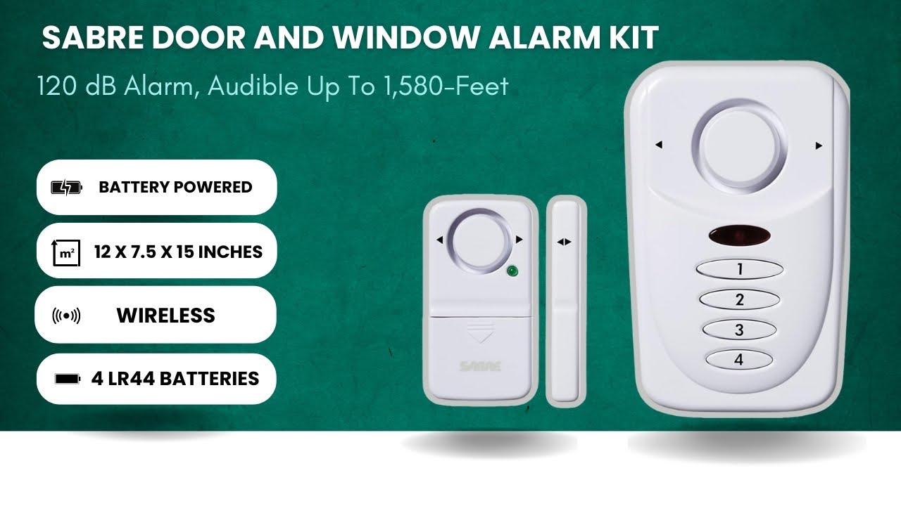 Top Home Security Solution of 2024: SABRE Door and Window Alarm Kit ...