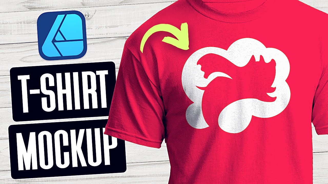 Create a t shirt mockup with Affinity Designer - YouTube