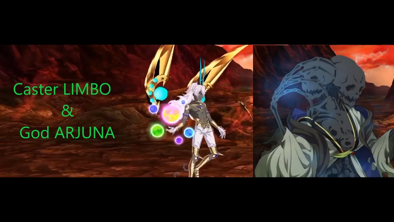 [FGO/LB4] Caster limbo and God Arjuna fight. - YouTube