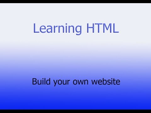 HTML Lesson 4 - YouTube