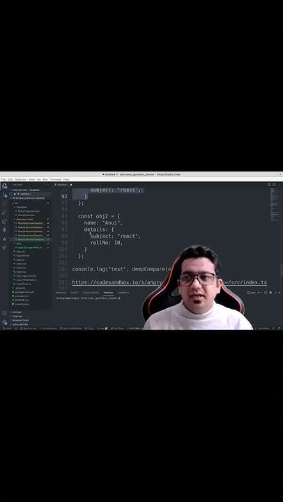 What is Deep object comparison in JavaScript | Anuj Singla #Shorts - YouTube