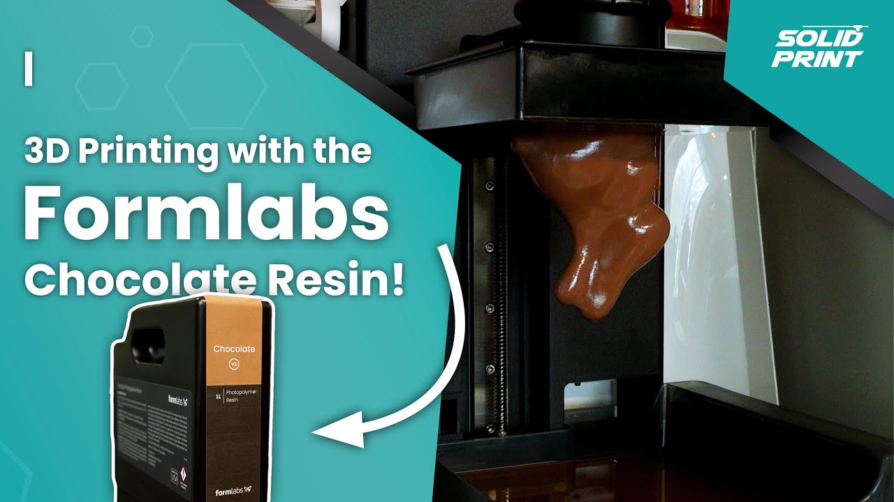 Introducing the BRAND NEW Formlabs Chocolate Resin! - YouTube