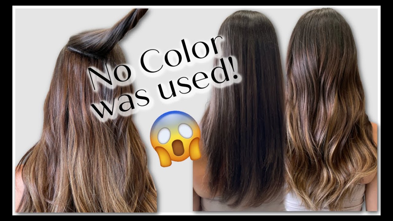 Highlights WITHOUT Chemicals!!! // Wholy Hair - YouTube