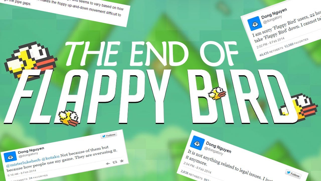 Flappy Bird getting Removed by Dev? - [Thoughts on] - YouTube