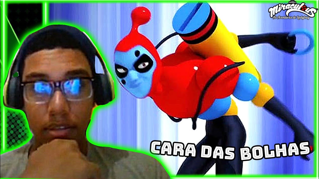 | HOMEM-BOLHA | T1 - E09 | Miraculous Ladybug-#react | - YouTube