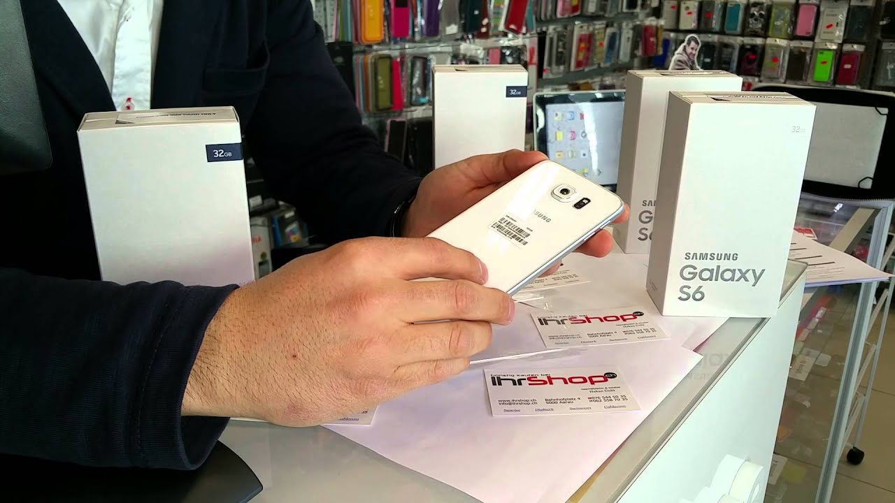 Samsung SM-G920 Galaxy S6 ihrshop.ch Aarau - YouTube
