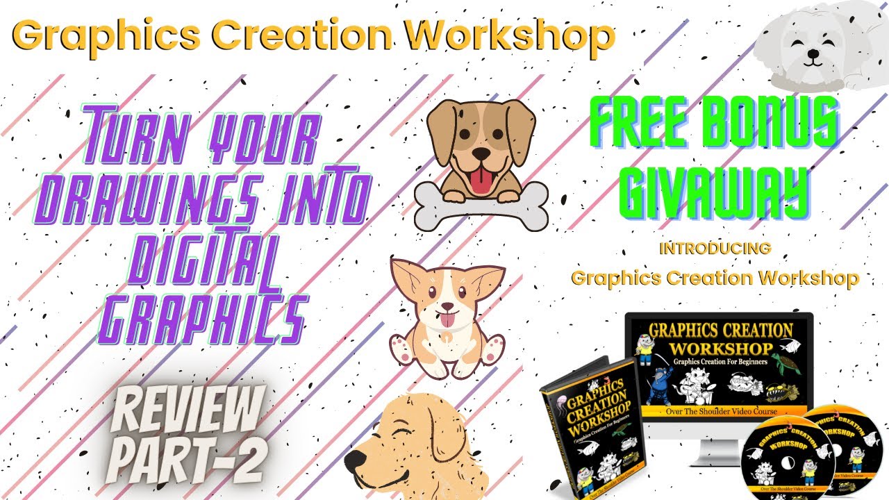 GRAPHICS CREATION WORKSHOP REVIEW PART -2| TURN YOUR DRAWING INTO ...