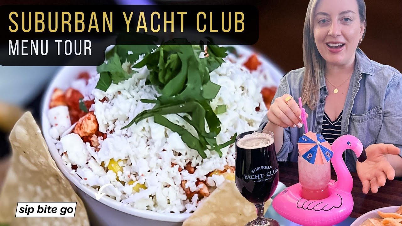 Life In Dallas Menu Tour: Suburban Yacht Club Restaurant (Boardwalk ...