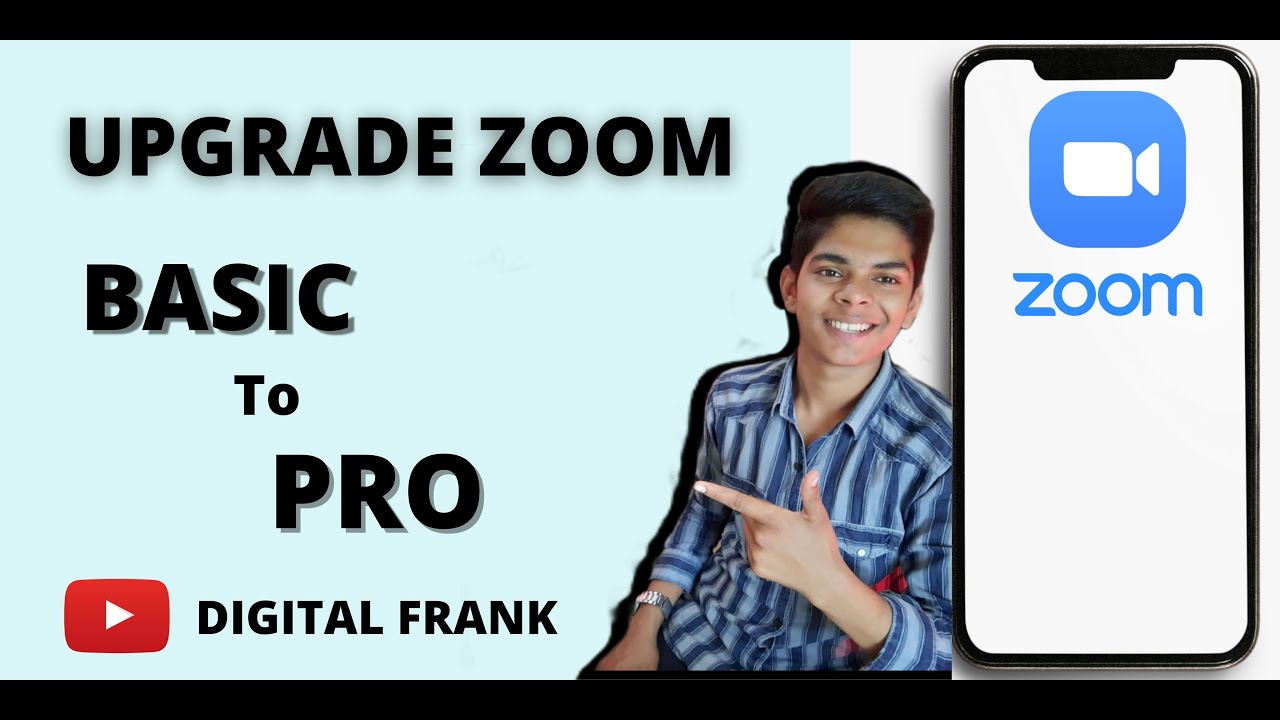 How to Upgrade Zoom Basic to Pro | DIGITAL FRANK - YouTube
