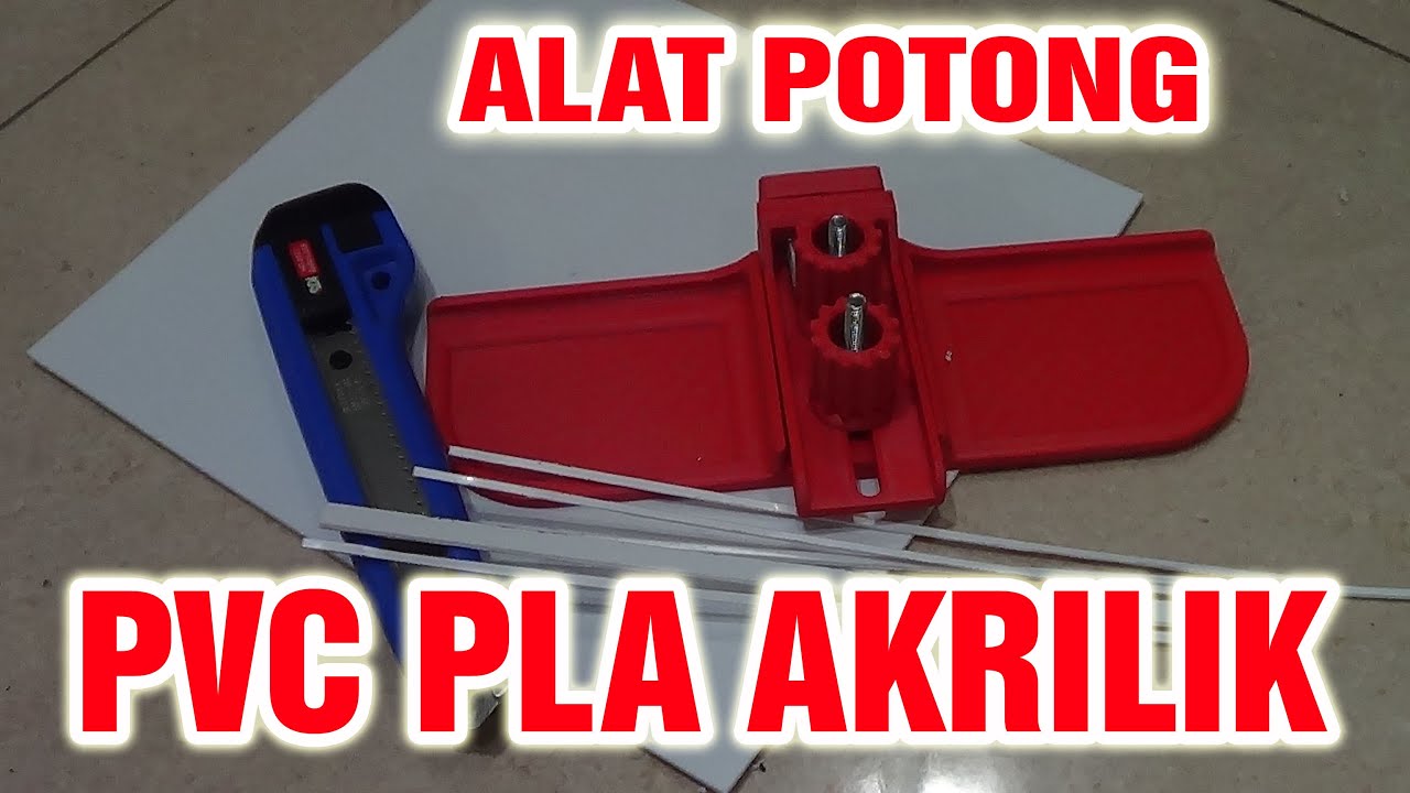 Alat Pemotong PVC Pla Plate Foam Spon Karton Rakitan Manual Pasti Lurus ...