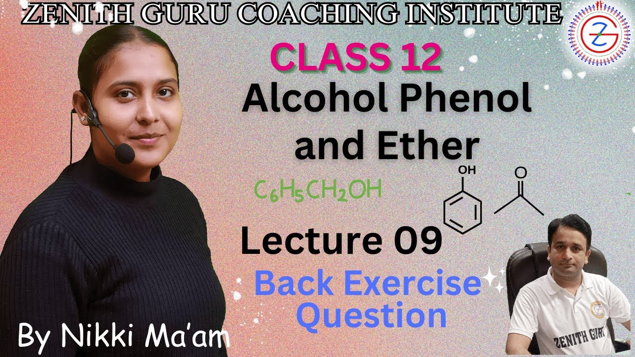 Alcohol Phenol And Ether | Class 12 NCERT Chemistry Chapter 7 | Back ...